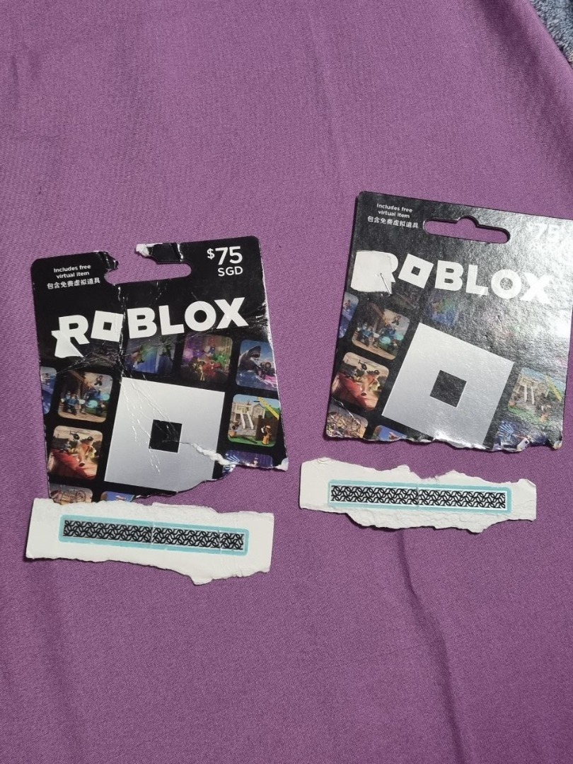 Roblox Game Card $75 Value, Tickets & Vouchers, Vouchers on Carousell