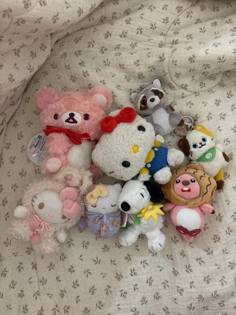 Sanrio, snoopy,Rilakkuma,loopy, random soft toys/ keychains, Hobbies ...