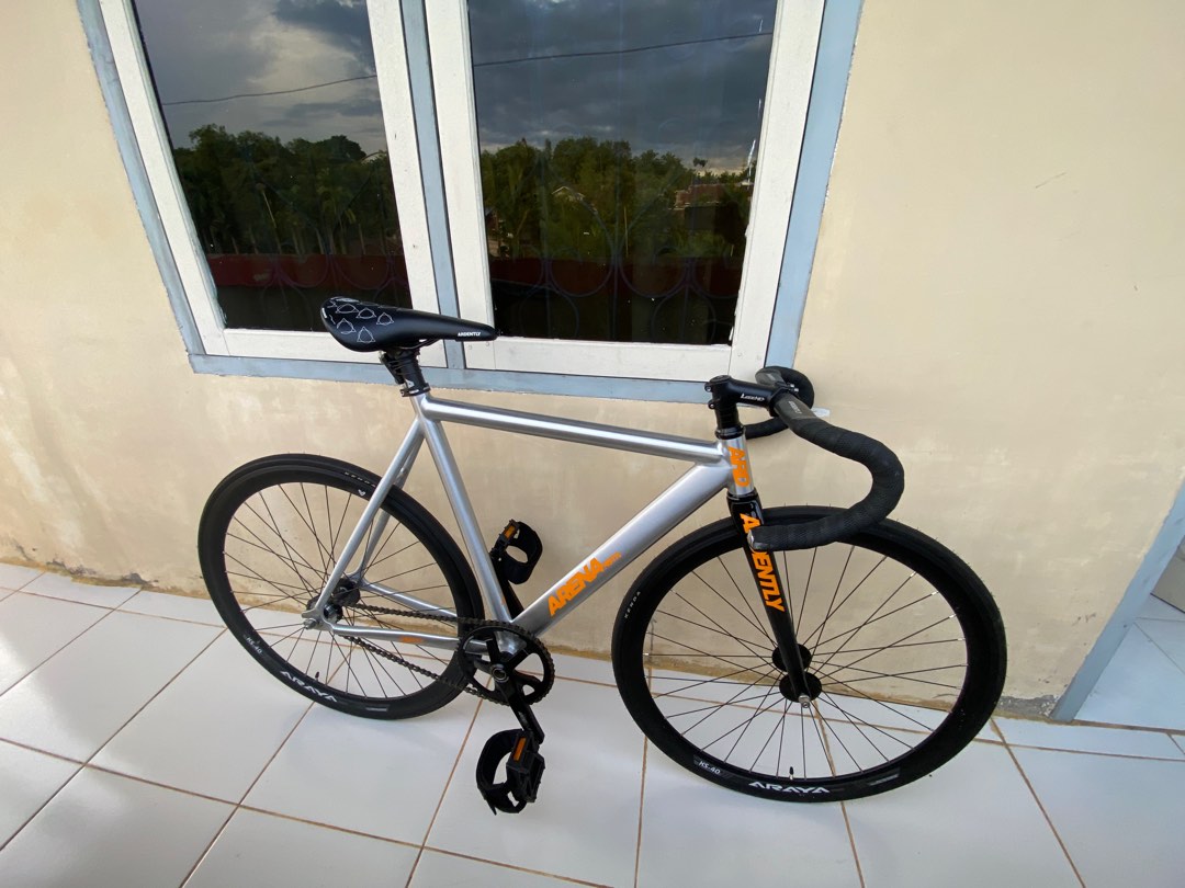 Sepeda Fixie fixed gear ardently pista fullbike roadbike, Olah Raga ...