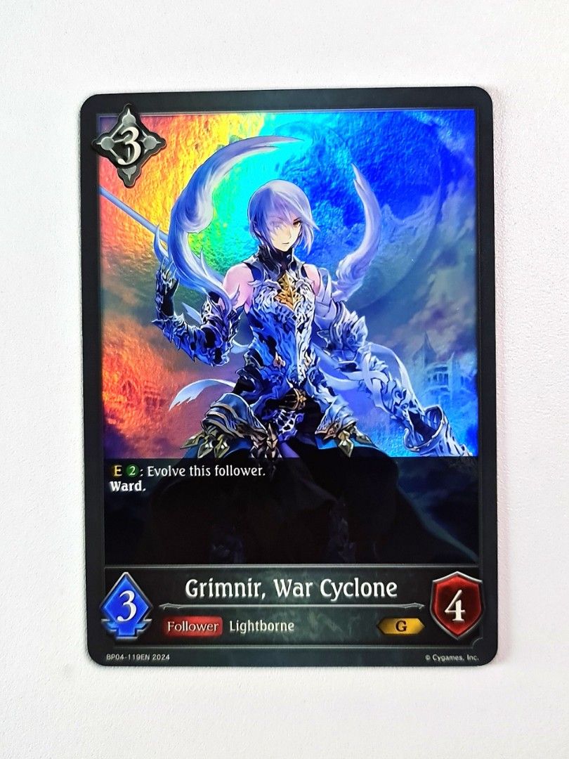 Shadowverse Evolve (English Ver) : Neutral *Follower* Gold : Grimnir, War Cyclone from Cosmic ...