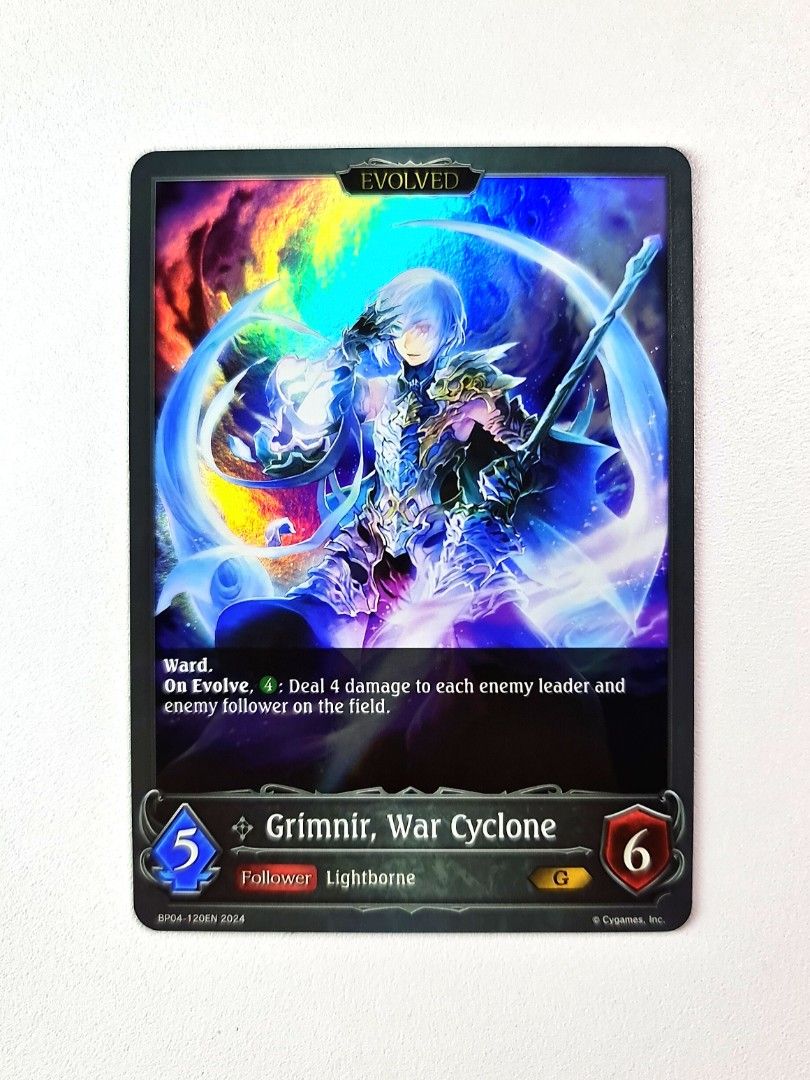 Shadowverse Evolve (English Ver) : Neutral *Follower* Gold : Grimnir, War Cyclone (EVOLVED) from ...
