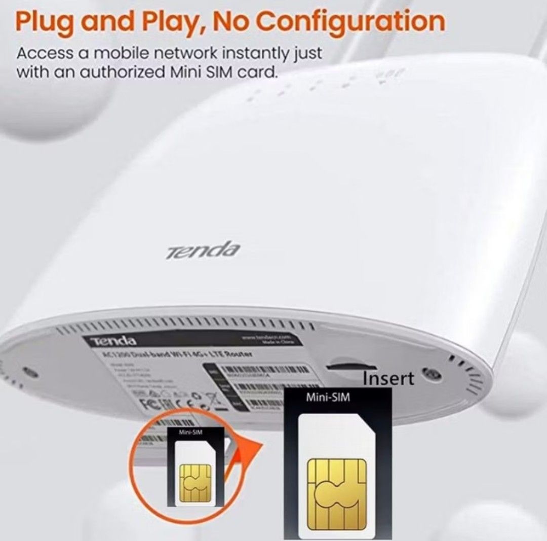 SIM CARD Router Tenda N300, Computers & Tech, Parts & Accessories ...