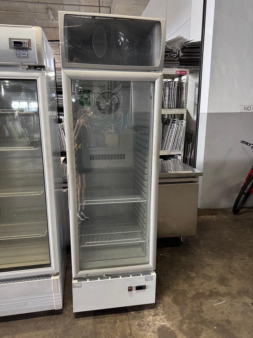 Single Glass Door Upright Chiller/ 1 Glass Door Display Chiller ...
