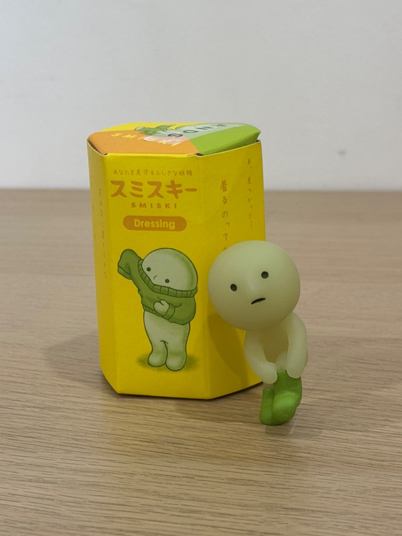 Smiski putting on socks - dressing series, Hobbies & Toys, Toys & Games ...