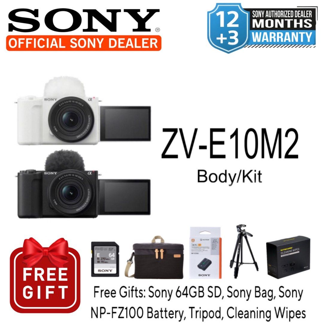Sony ZV-E10M2 Body or 16-50mm Kit Zv-E10 II Zv-E10 II zve10ii zve10 2 ...