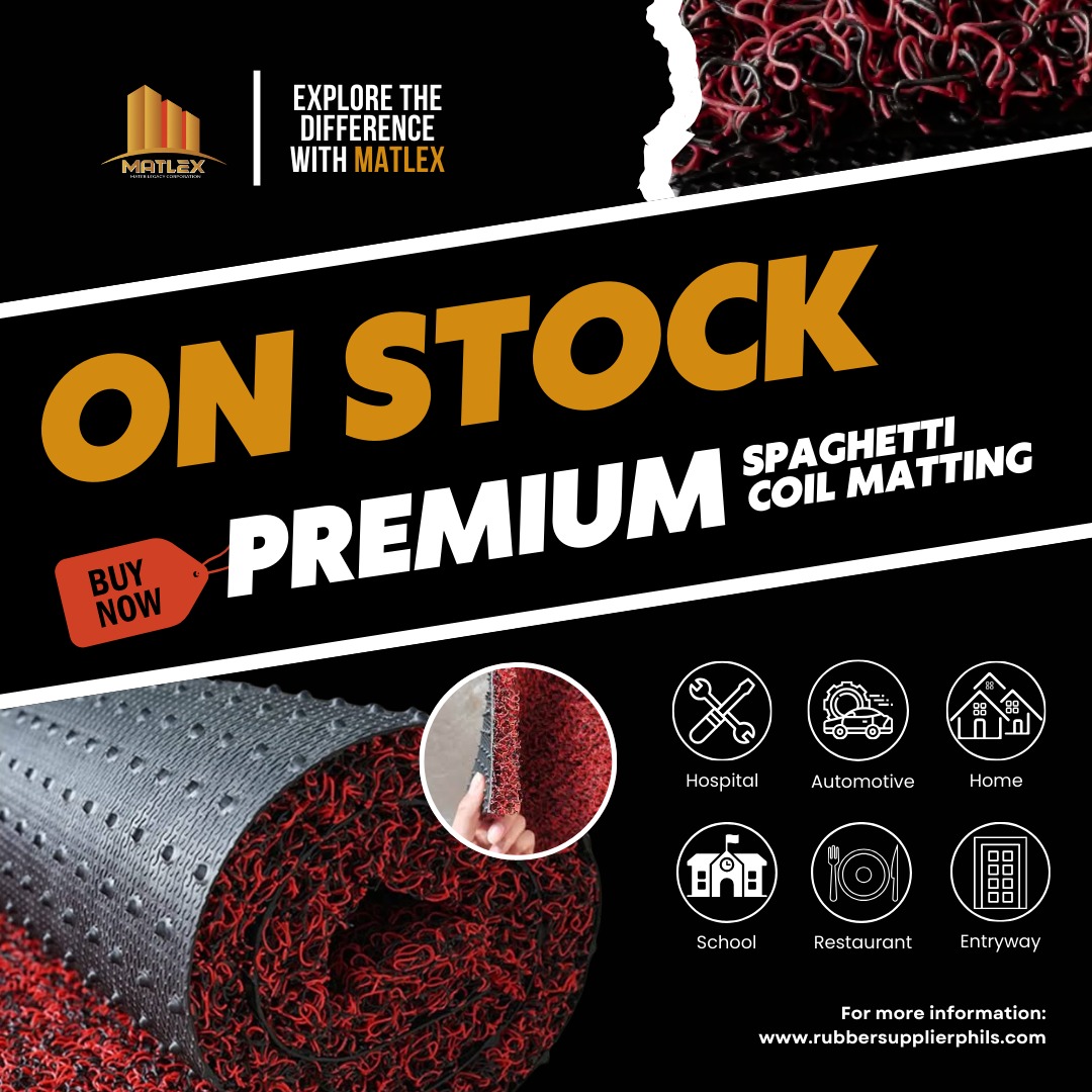 Spaghetti Coil Matting with backing!, Commercial & Industrial ...