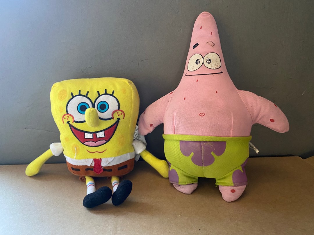Spongebob Squarepants ans Patrick Star Plushie, Hobbies & Toys, Toys ...