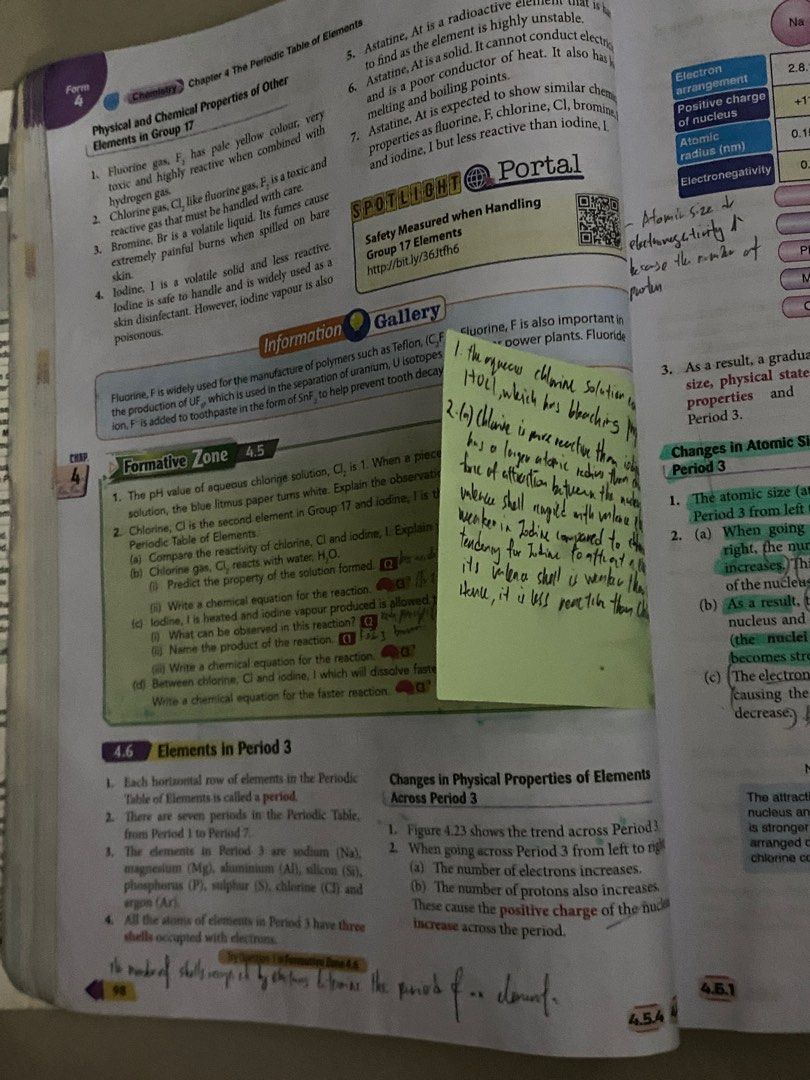 SPOTLIGHT Chemistry textbook form 4 & 5 (Y10 & 11), great for IGCSE/IB/SPM, Hobbies & Toys ...