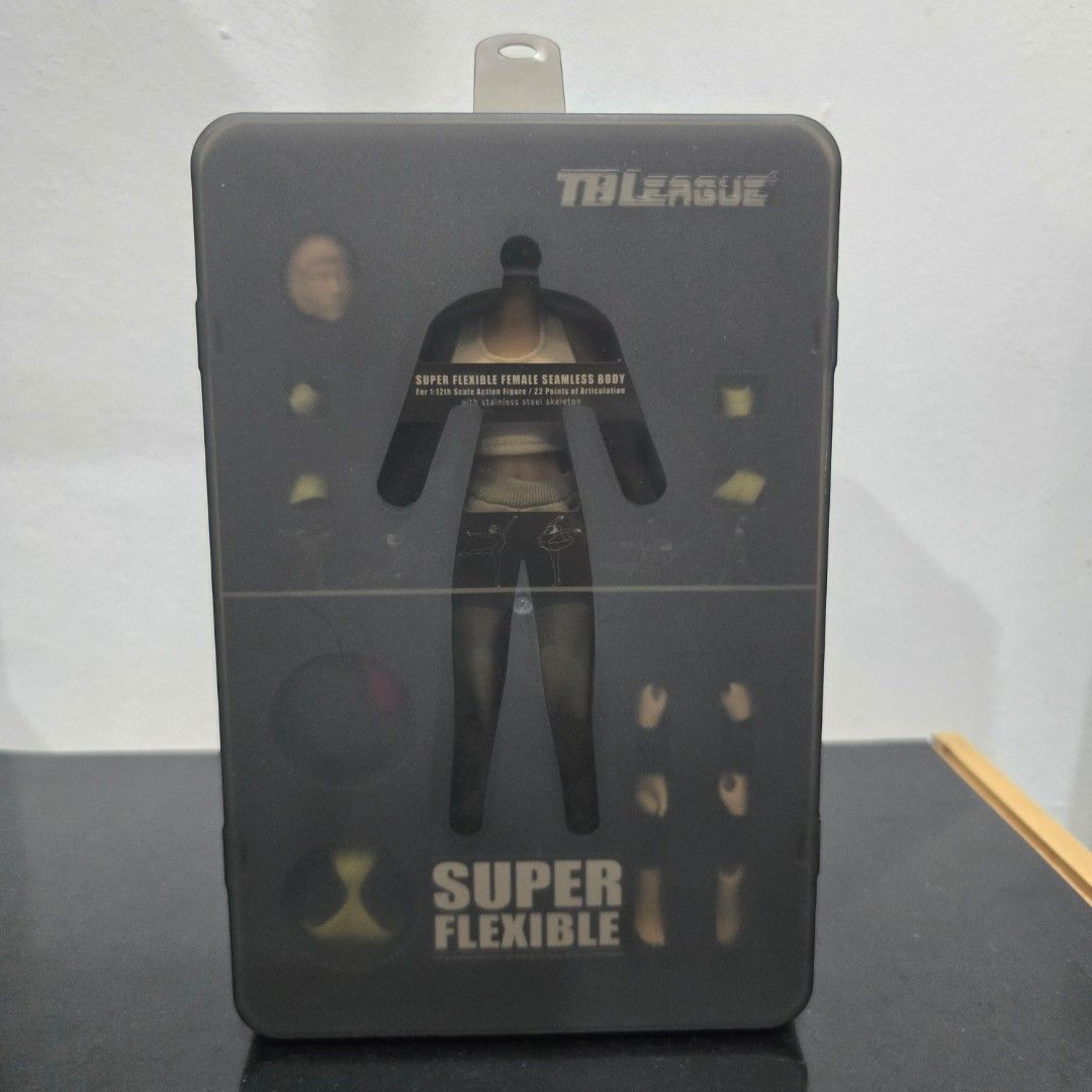 TBLeague 1/12th Scale Super-Flexible Female Seamless Body Pale/Medium ...
