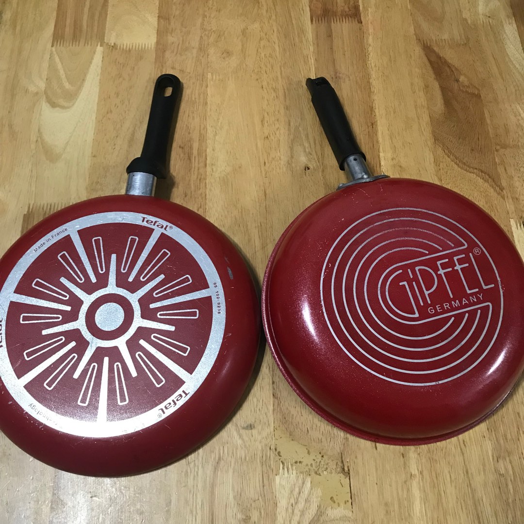 Tefal and Giffel pan bundle, Furniture & Home Living, Kitchenware ...