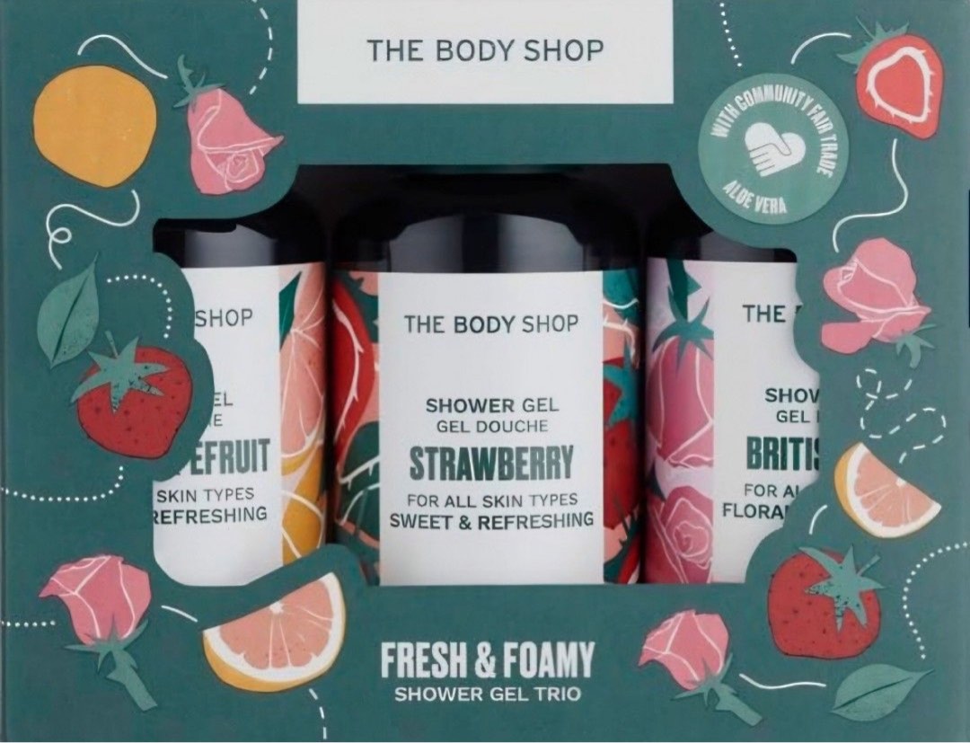 The body shop fresh and foamy set, Beauty & Personal Care, Bath & Body ...