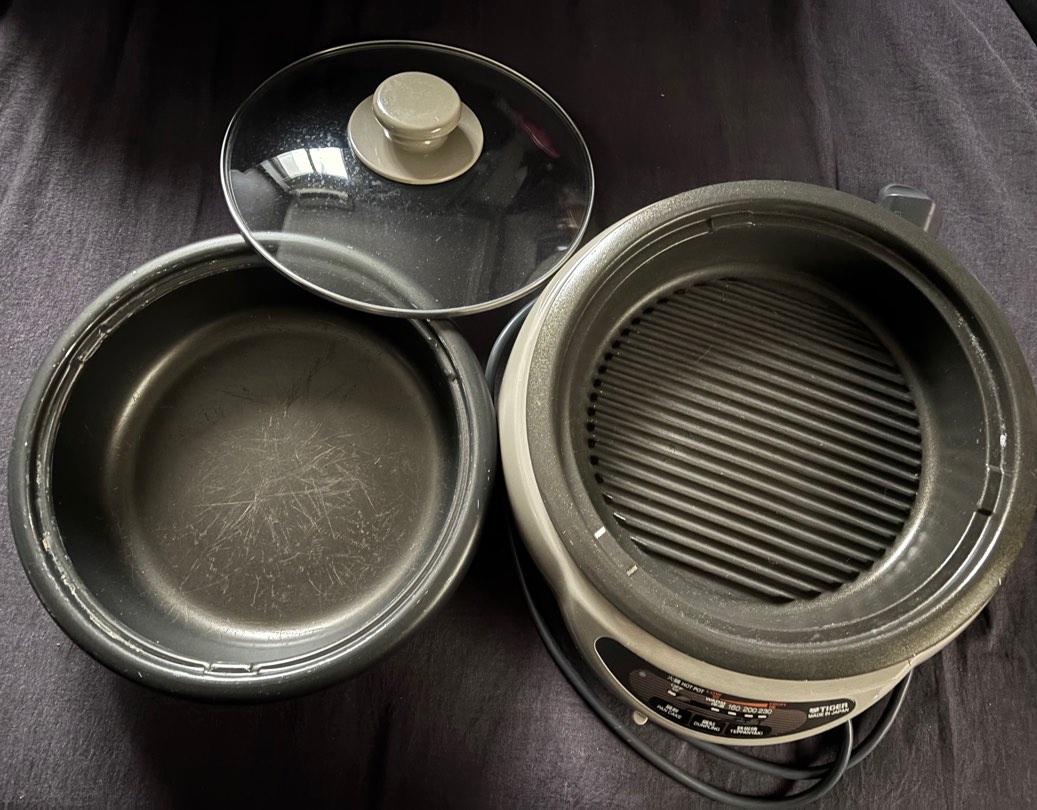 Tiger hot pot& grill cooker Made in Japan CPK-D130, TV & Home ...