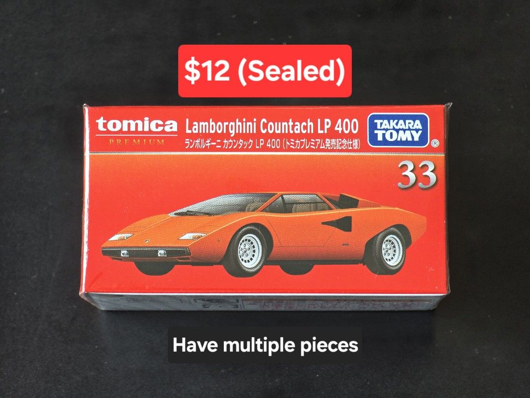 Tomica Premium No. 33 Lamborghini Countach LP 400 (Release ...