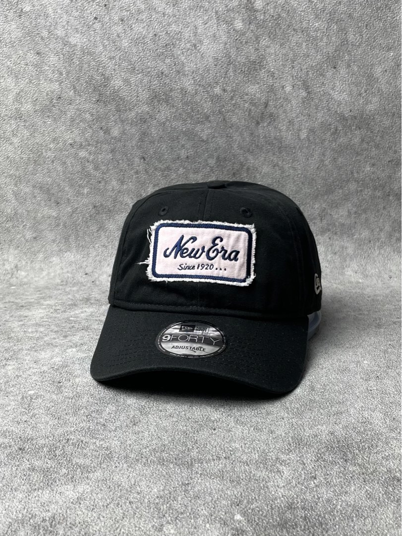 Topi Baseball New Era 9Forty New Era Script Patch Unstruktur OSFA ...