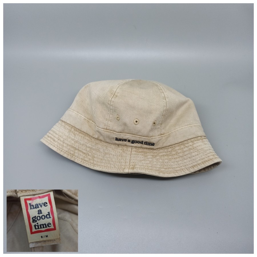 Topi Have A Good Time Bucket Hat HAGT Second Original 986, Fesyen Pria ...