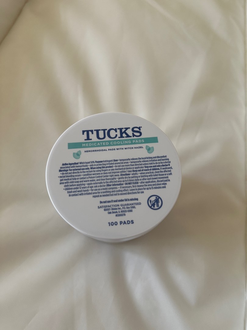TUCKS MEDICATED COOLING PADS HEMORRHOIDAL PADS WITH HAZEL, Babies ...