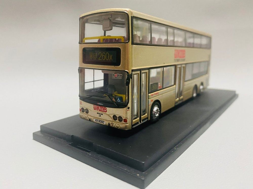 Ultra Rare MAN 24.310 Volgren 1/76 Hong Kong KMB Diecast Double Decker ...