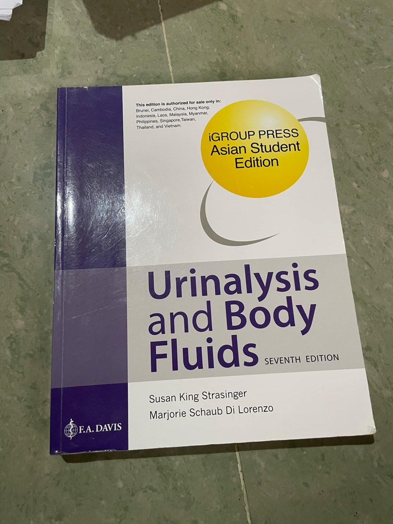 Urinalysis and Body Fluids Book 7th Edition (AUBF), Hobbies & Toys ...