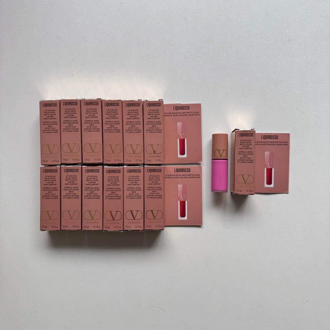 Valentino Mini Liquid Blush shade 302R Pink is Punk, Beauty & Personal ...