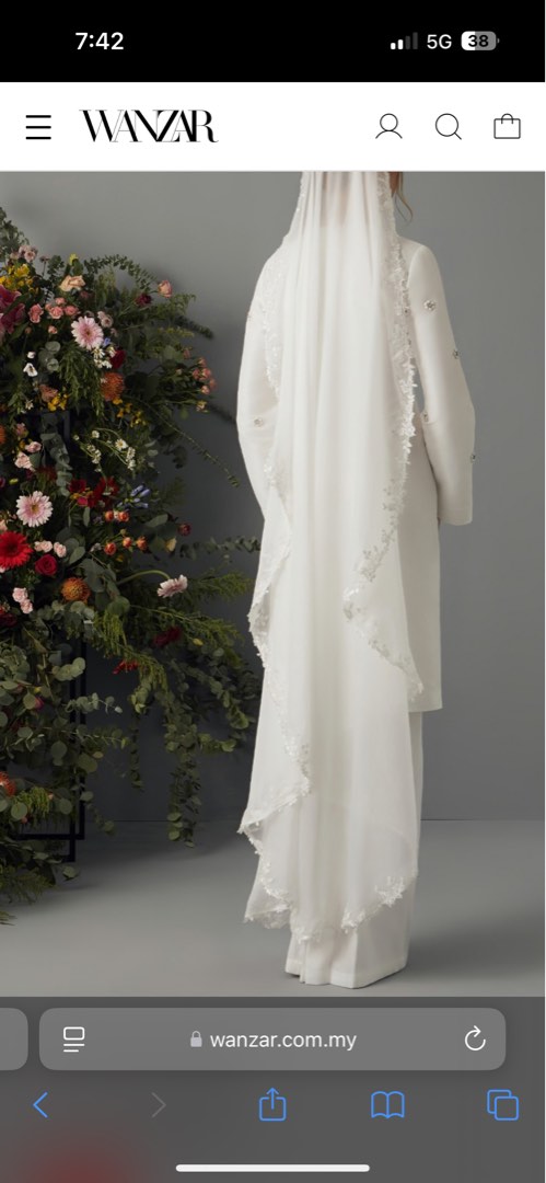 veil wanzar, Women's Fashion, Muslimah Fashion, Accessories on Carousell