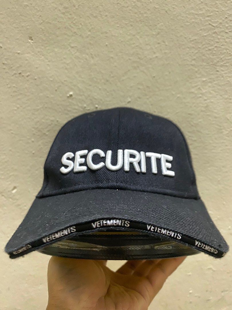 Vetements Securite Cap, Men's Fashion, Watches & Accessories, Cap ...