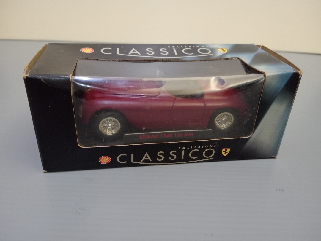 Vintage SHELL CLASSICO Collezione-Ferrari 1948 166 MM, Hobbies & Toys ...