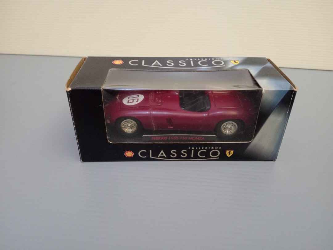 Vintage SHELL CLASSICO Collezione-Ferrari 1955 750 Monza, Hobbies & Toys, Toys & Games on Carousell