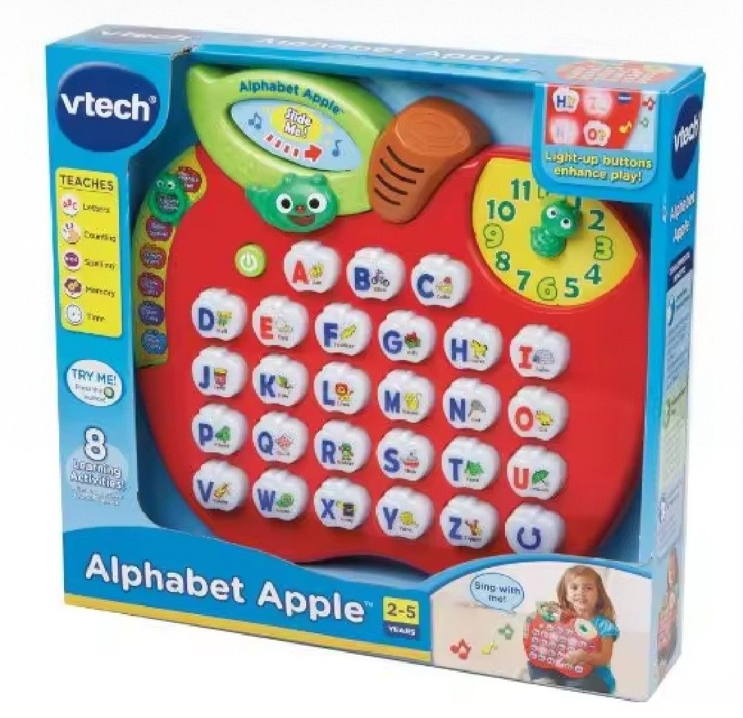 Vtech Alphabet Apple, Babies & Kids, Infant Playtime on Carousell