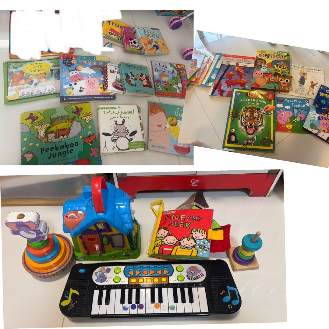 Vtech Playtime Bus, leap frog house, piano, books , Babies & Kids ...