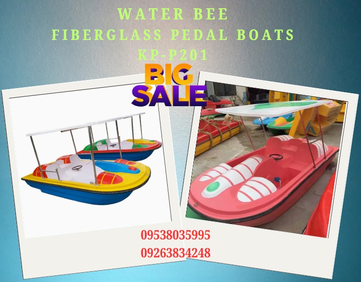 WATER BEE FIBERGLASS PEDAL BOATS KP-P201, Everything Else, Others on ...