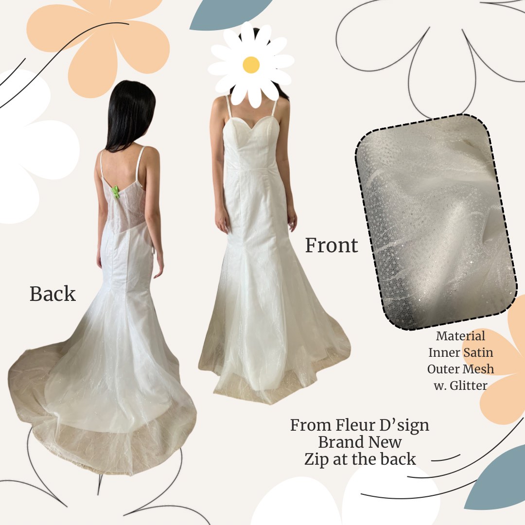 Wedding PWS dress, Women's Fashion, Dresses & Sets, Evening dresses ...