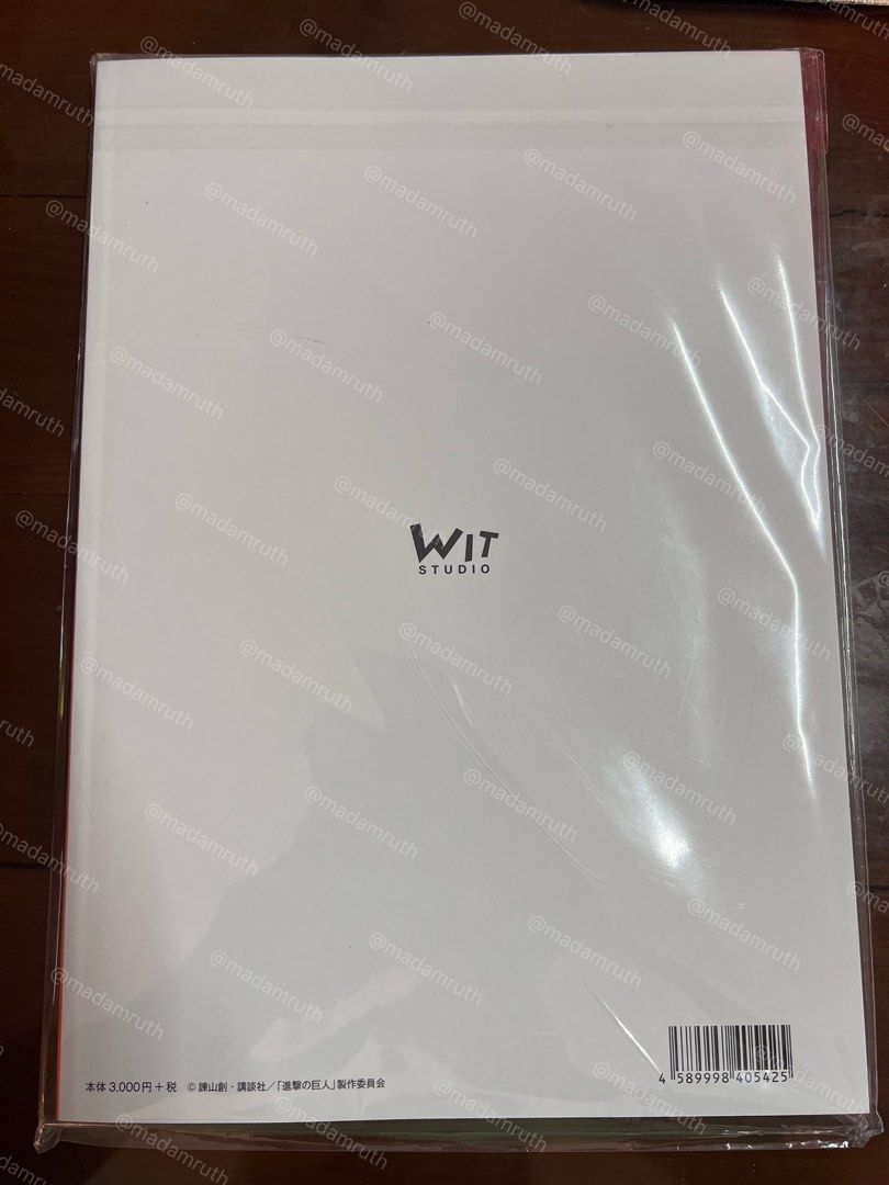 WIT Studio Season 2 Attack on Titan Artbook art book shingeki no kyojin ...