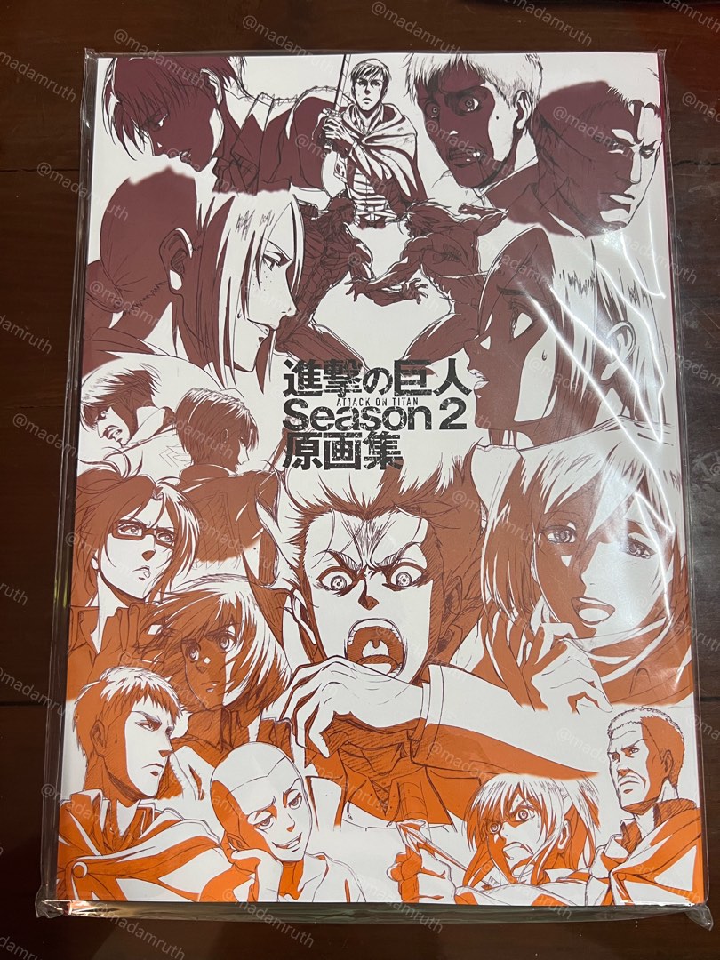 WIT Studio Season 2 Attack on Titan Artbook art book shingeki no kyojin ...