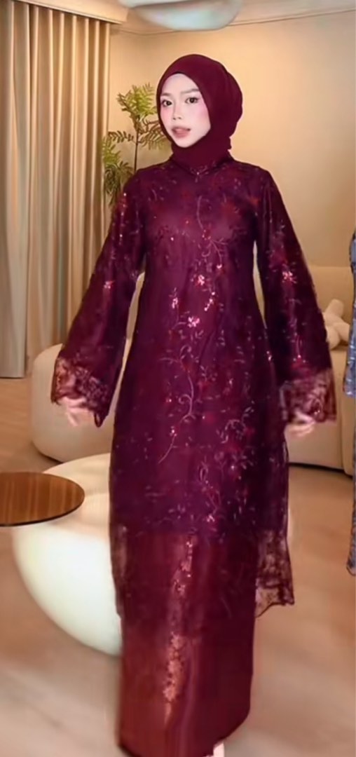 WTS Ceo Chomel Hiraa Baju Kurung Songket, Women's Fashion, Muslimah ...