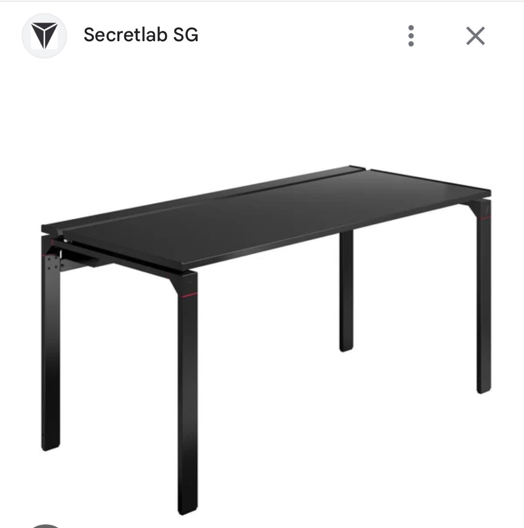 WTS Secretlab MAGNUS Pro gaming and study table, Furniture & Home ...