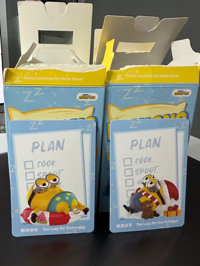 WTT Minion Lazy Every Day Series, Hobbies & Toys, Toys & Games on Carousell