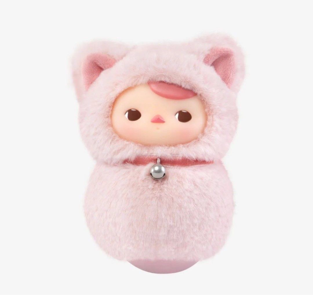 WTT popmart roly poly kitty pucky pink cat, Hobbies & Toys, Toys ...