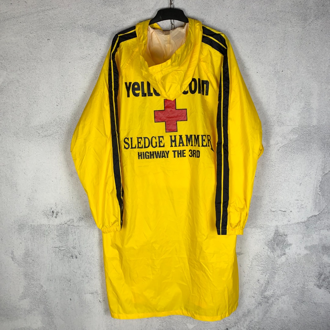 Yellow Corn Sledge Hammer Raincoat Packable Jacket, Fesyen Pria ...