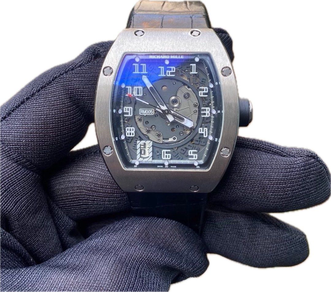 Richard Mille RM005 WG Skeleton Dial Alligator Strap **Open To Trade ...