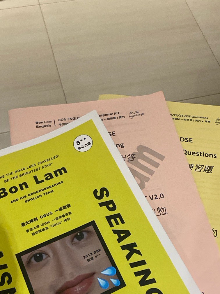 2025 bonlam speaking intensive濃縮筆記, 興趣及遊戲, 書本 & 文具, 教科書 - Carousell
