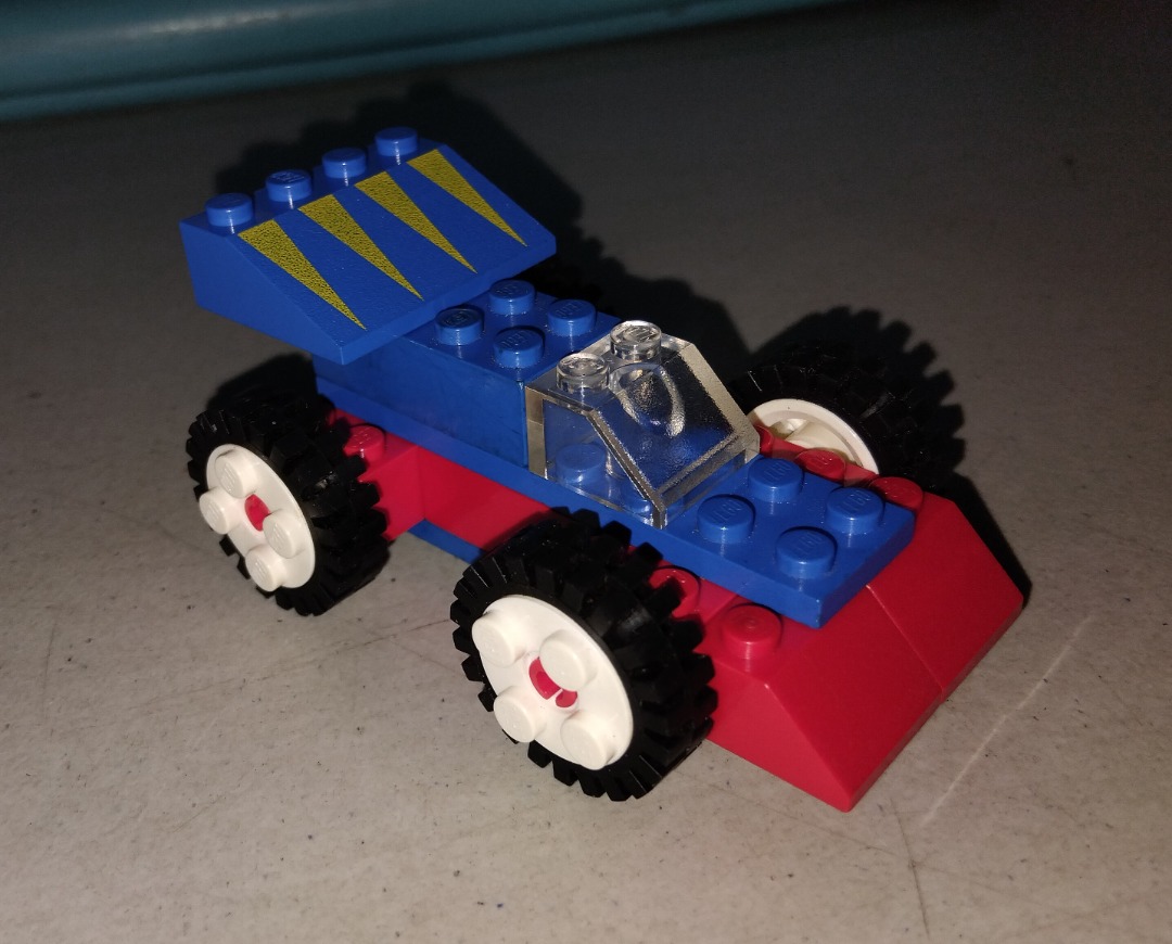 2 sets 1997 Lego - Lego 1825: Racing Car and Lego 1827: Helicopter ...