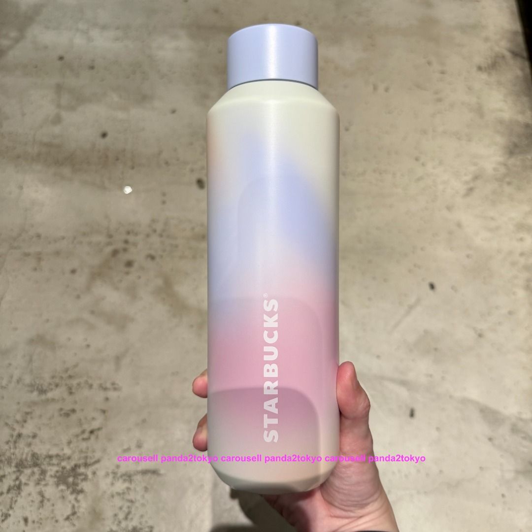 🇯🇵 日本 星巴克 🌸 霧彩色不銹鋼保溫瓶 591mL 春季系列 2025 日本限定 櫻花杯 Starbucks Spring, 傢俬＆家居, 廚具和餐具, 廚水杯、水壺 - Carousell