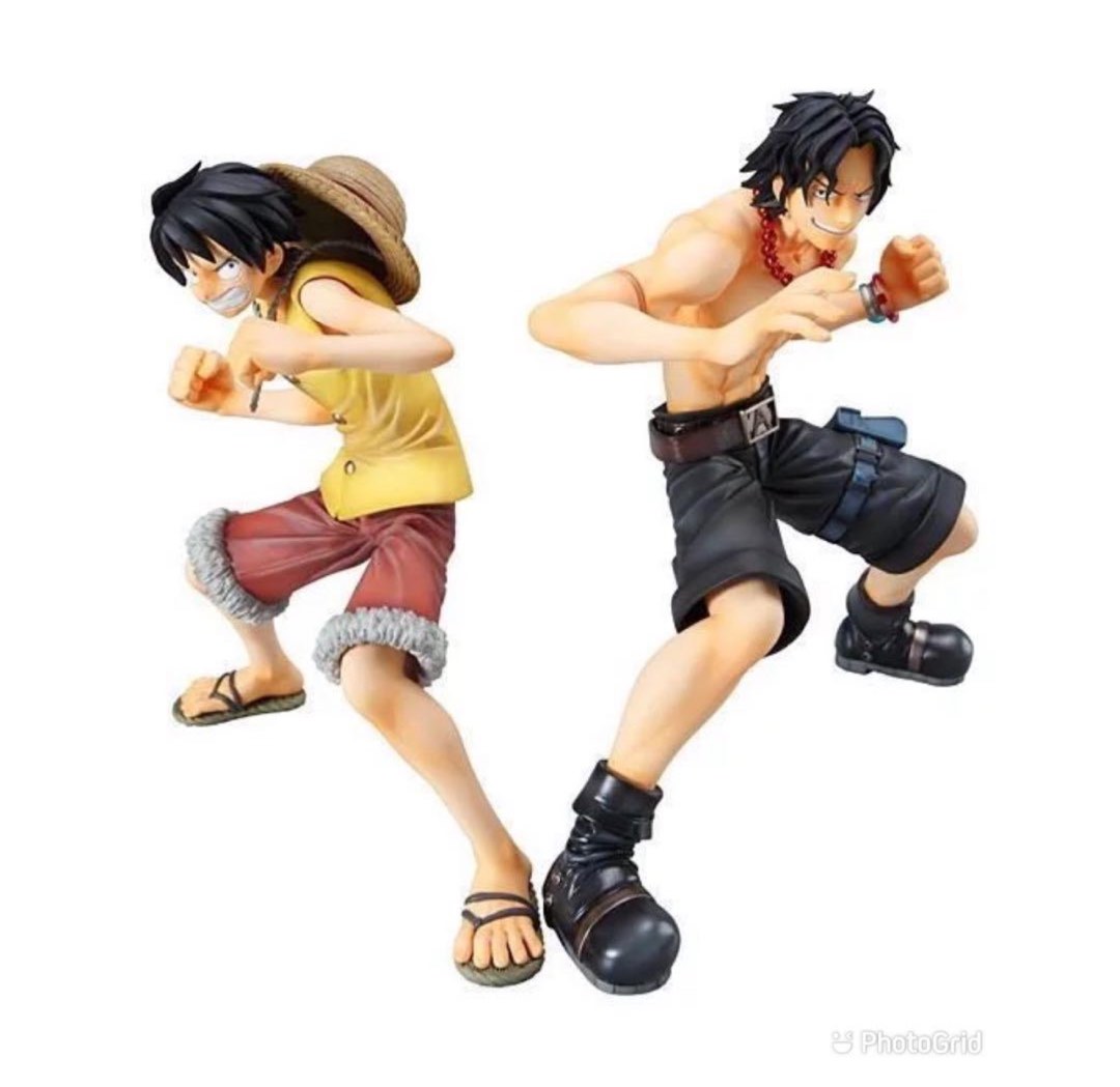 屯門站交收 全新未開 日版 megahouse one piece 海賊王 pop dx luffy ace 路飛 艾斯 頂上決戰 兄弟之絆 ...