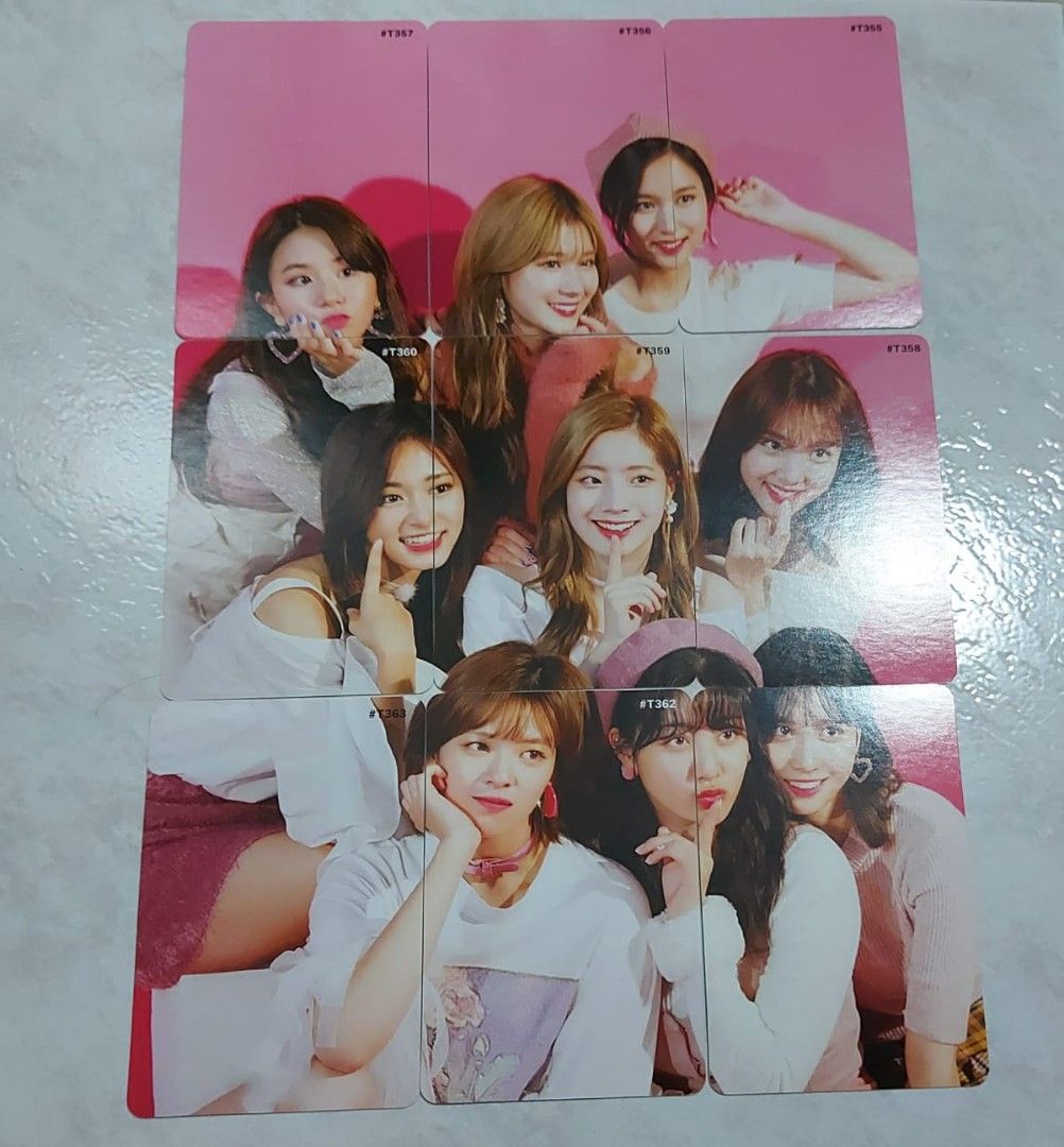 [後面有卡背圖] Twice yescard 第三輯 yes 專輯卡 白卡 啤牌 周邊 週邊 精品 nayeon jeongyeon momo sana jihyo mina dahyun ...