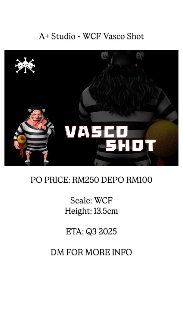 A+ Studio - WCF Vasco Shot, Hobbies & Toys, Toys & Games on Carousell