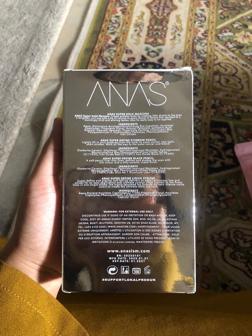 Anas Set Mata Mega, Beauty & Personal Care, Face, Makeup on Carousell