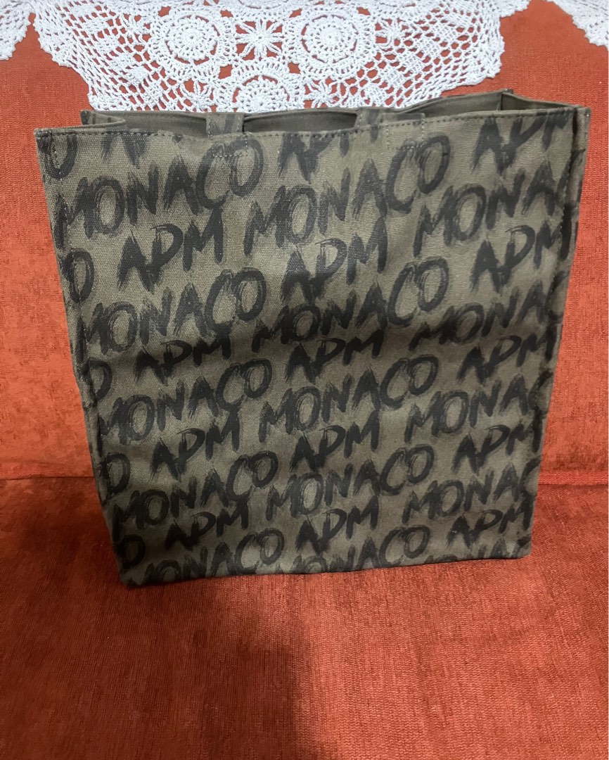 Apm Monaco Canvas Tote Bag , Women's Fashion, Bags & Wallets, Tote Bags ...