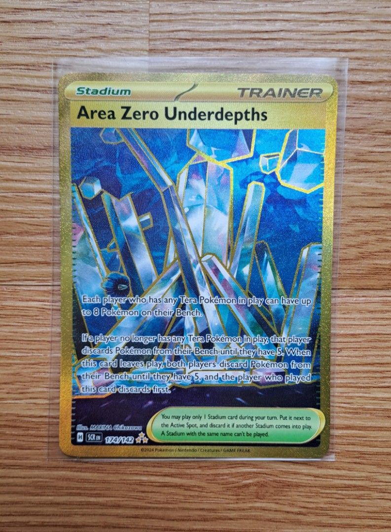 Area Zero Underdepths Gold Stellar Crown Pokemon Pokémon Card, Hobbies ...