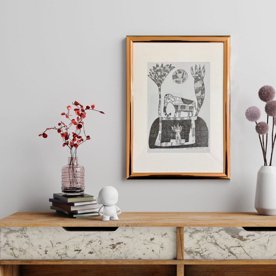 Artwork ‘CERITA DONGENG #5 • Hand Drawing • Lukisan • Wall Decor ...