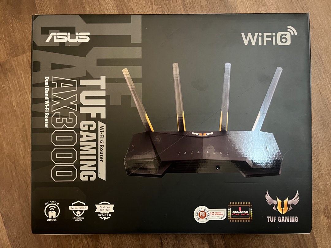 Asus Router AX3000 TUF Gaming Wi-Fi6, Computers & Tech, Parts & Accessories, Networking on Carousell